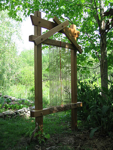 Warping Larger Looms: Story and Garden EarthLooms